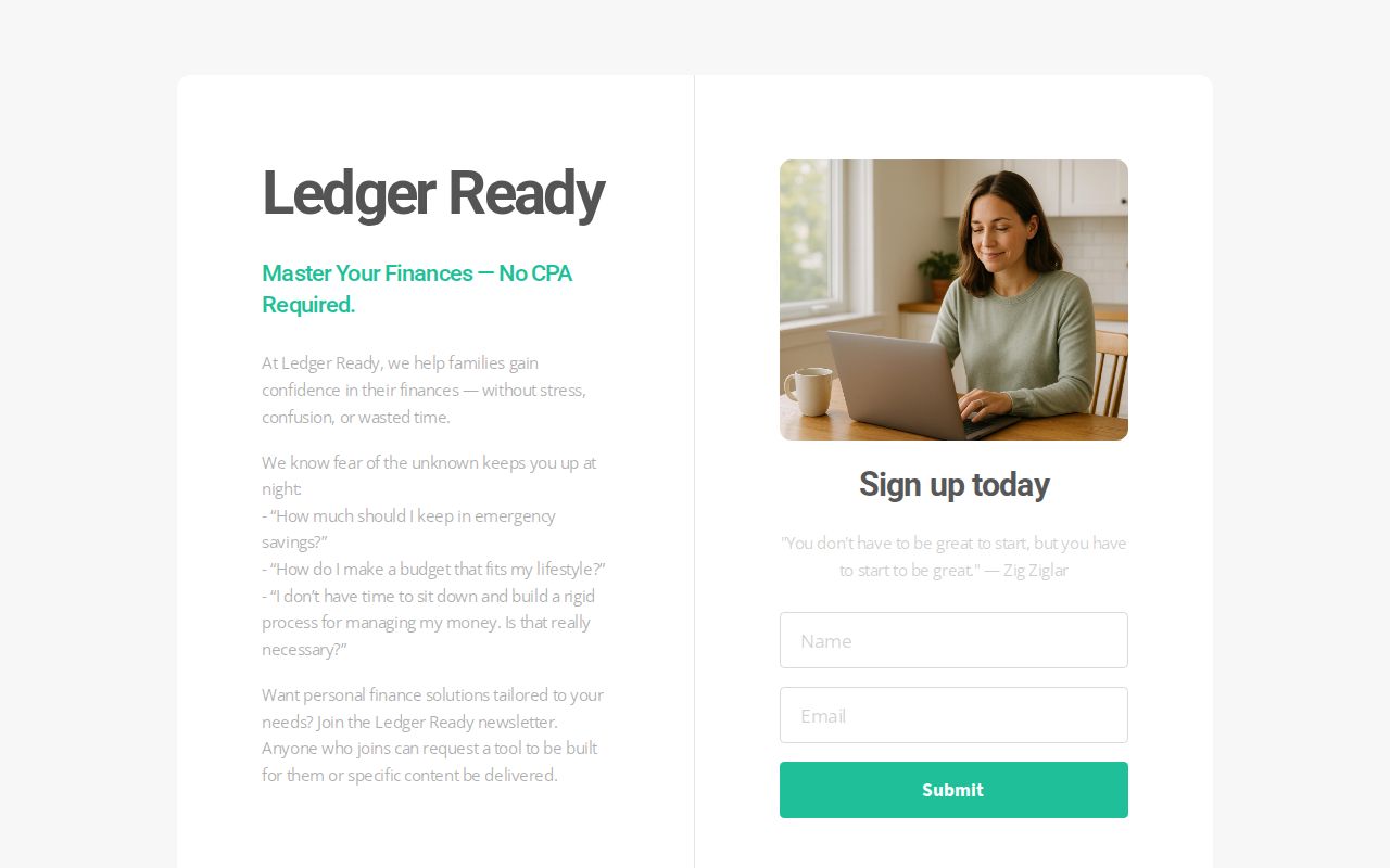 Ledger Ready